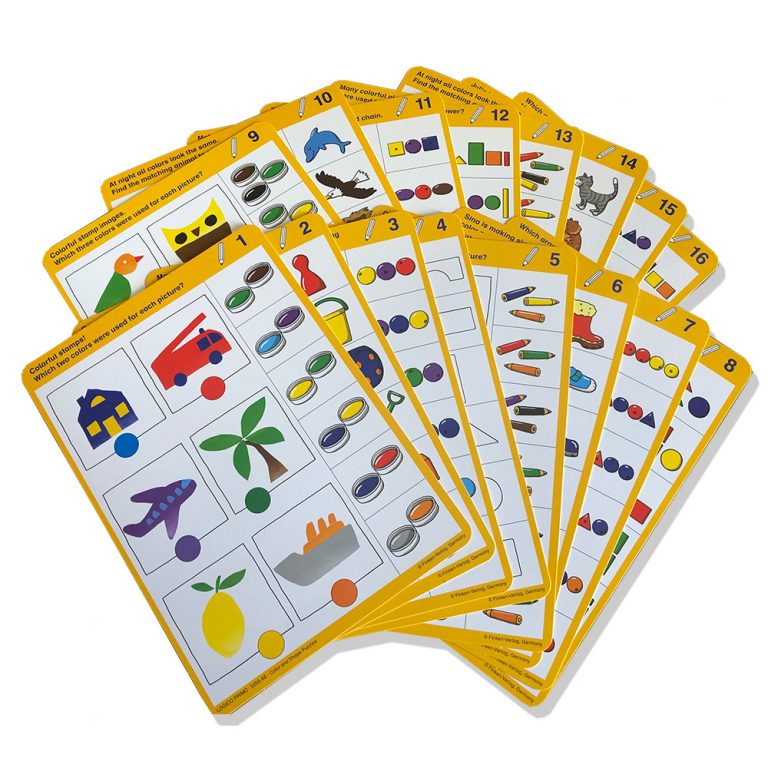 #5259AE LOGICO PRIMO Card Pack – Color and Shape Puzzles – Logico Games ...